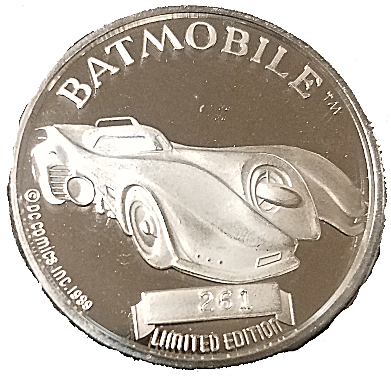 1 oz Silver Batman 50 Years - Batmobile | Numisquare