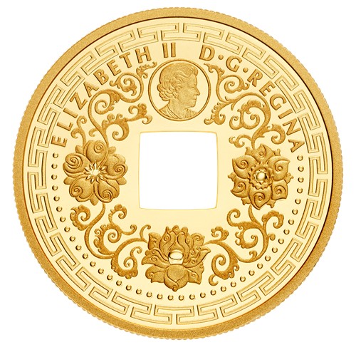 200 Dollars - Elizabeth II Good Luck Charms - Five Blessings | Numisquare